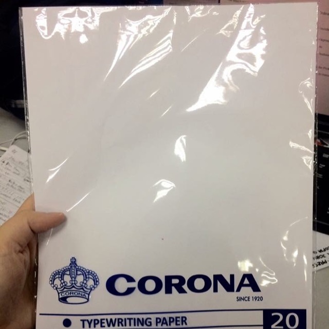 Corona Bondpaper / Typewriting paper | Shopee Philippines