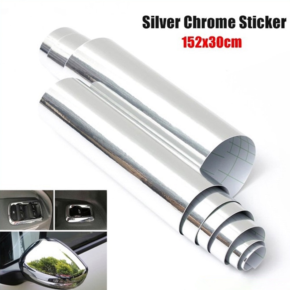 Lined Glass Molding Car Stickers Silver Chrome Door Stickers ...