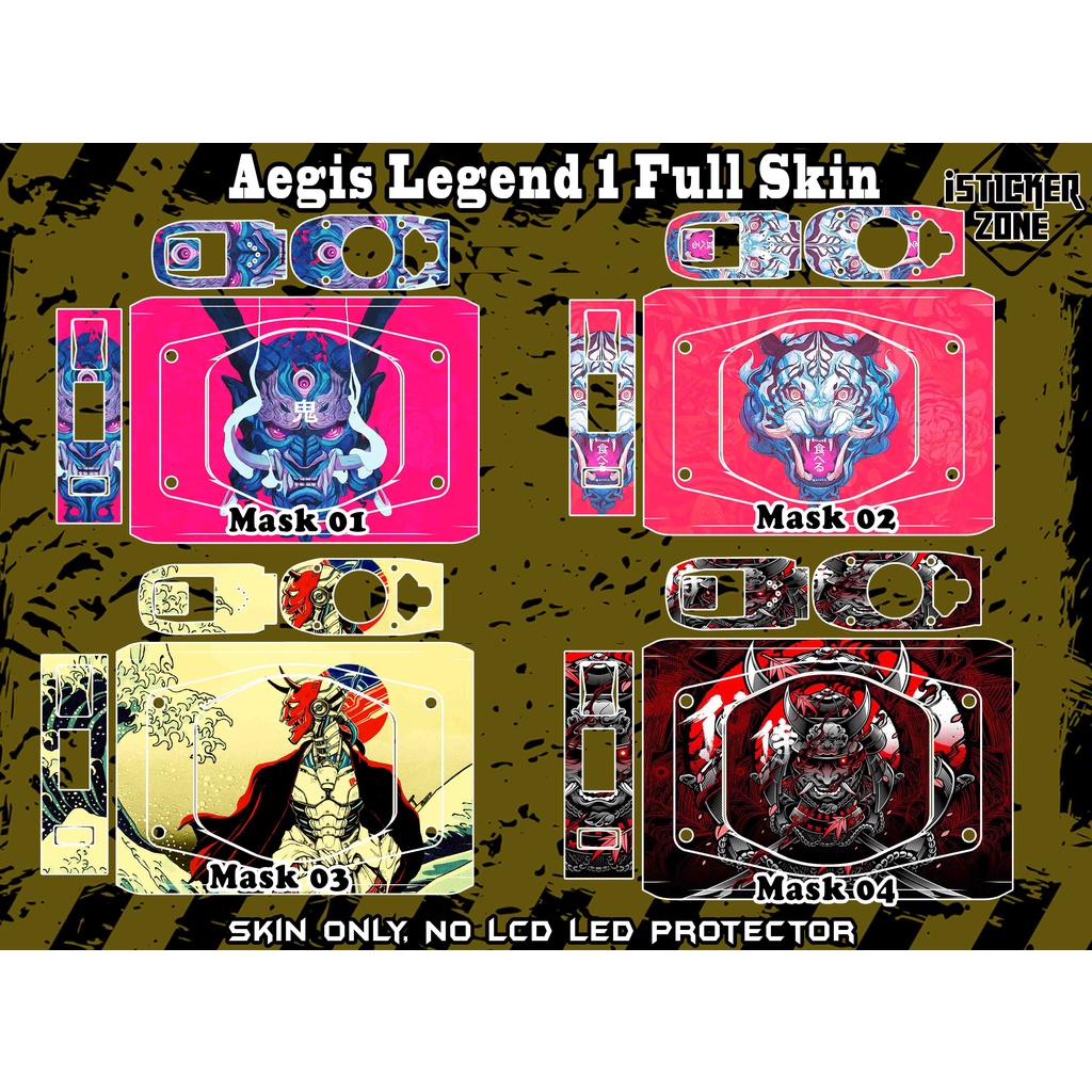 Sticker cover For Legend 1 full Skin Mask design| High Quality Vinyl ...