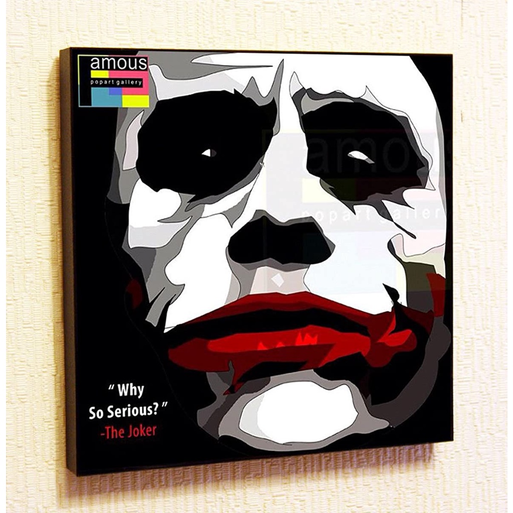 Joker Why so serious Poster and print POP ART Painting on Canvas ...