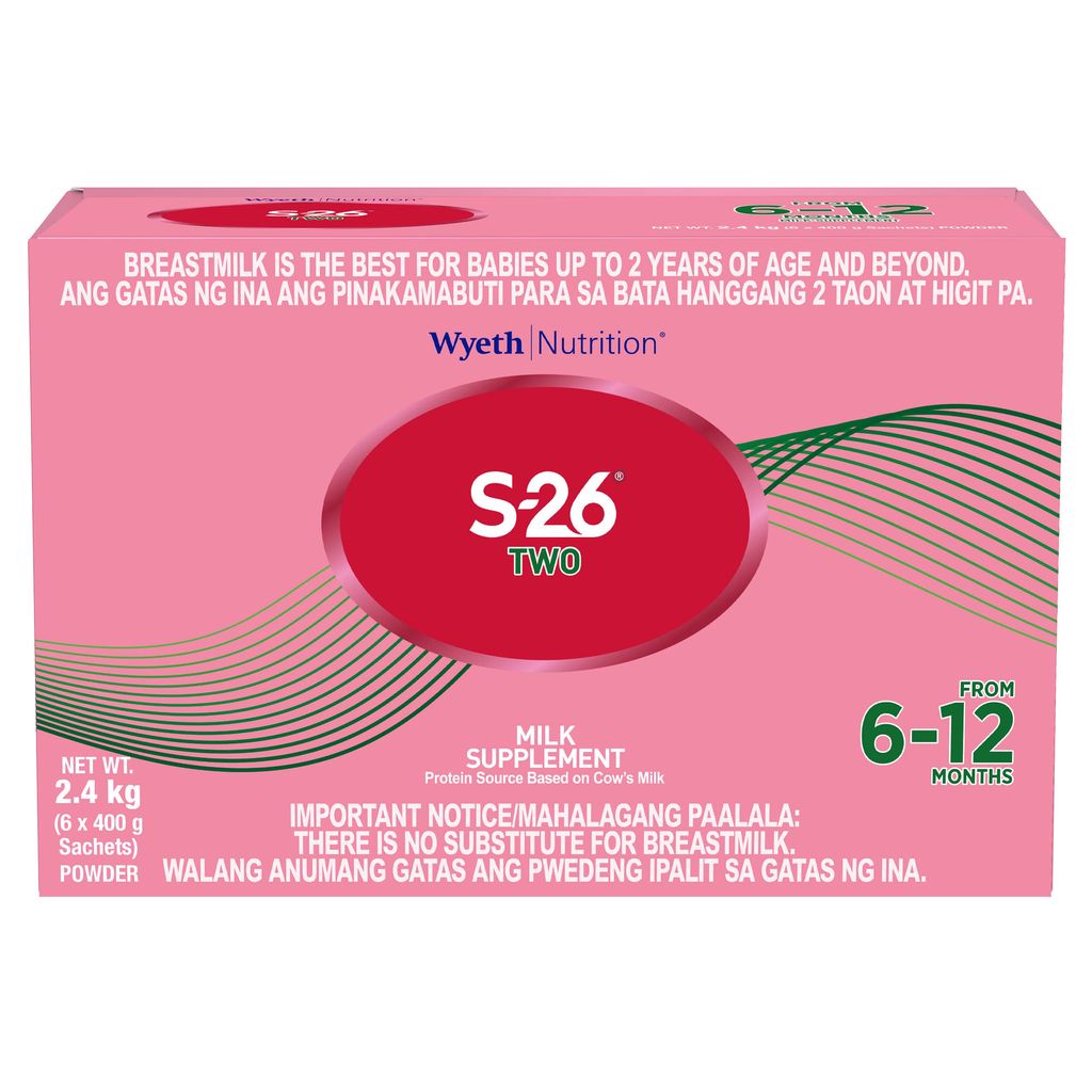 S-26 TWO Milk Supplement for 6-12 Months Box 2.4kg | Shopee Philippines
