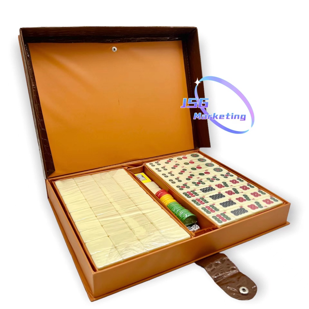 MAHJONG SET (BLUE,GREEN,IVORY WHITE,YELLOW) #6.4 | Shopee Philippines