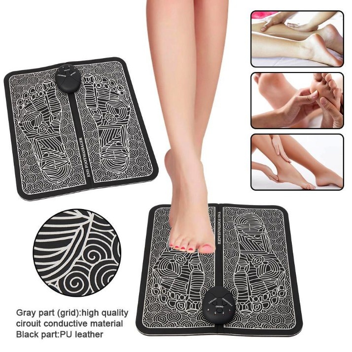 Physiotherapy Foot Massager Mat Cushion Electric USB Charging Foot ...