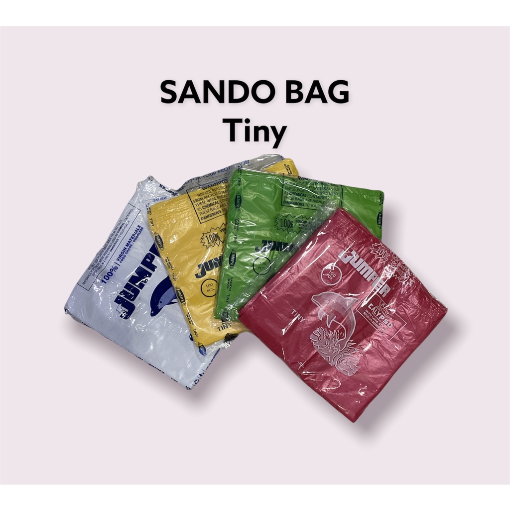1,000pcs Jumper Tiny Sando Bag Brand: Calypso 100pcsx10packs/bdl ...