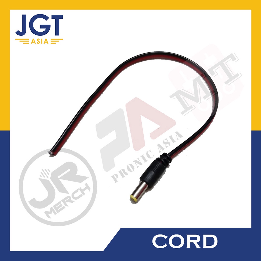 DC Tip 5.5x2.5mm Power Cord (1DC) | Shopee Philippines