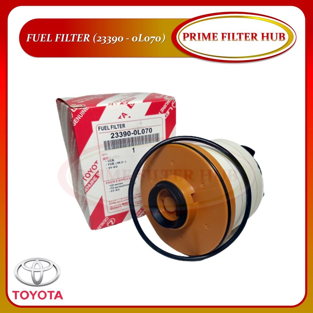 Fuel Filter (23390-0L070) Toyota Innova, Fortuner, Hilux (2016 - 2025 ...