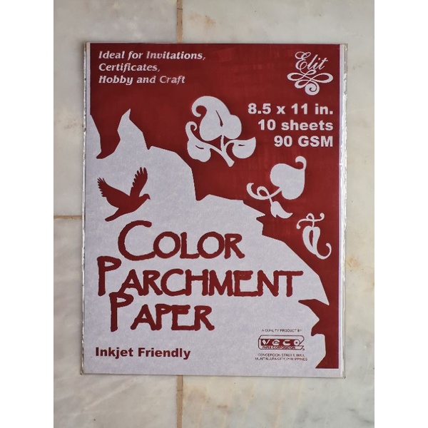 8.5"x11" Parchment Paper Certificate Invitation Diploma Craft Paper ...