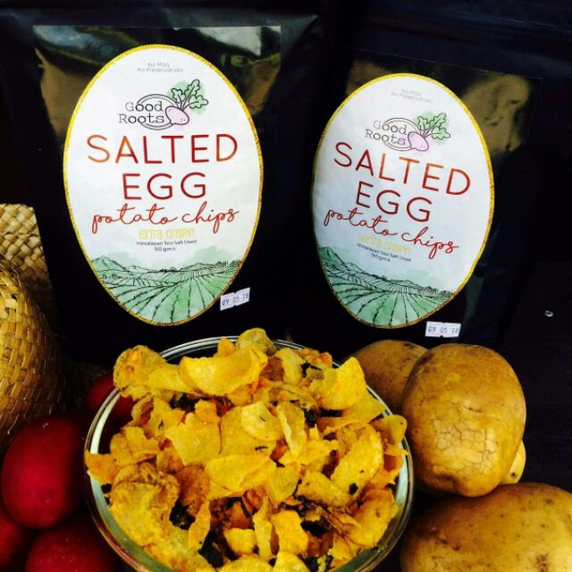 SALTED EGG Potato Chips (Good Roots) | Shopee Philippines