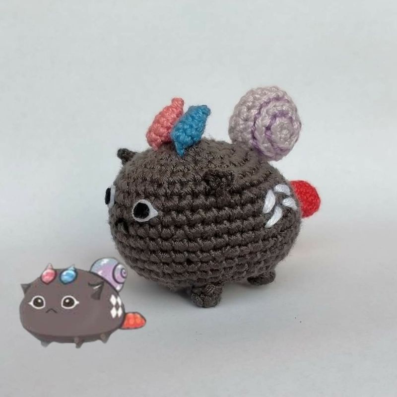 1pc Axie Infinity Characters Handmade Crochet Amigurumi | Shopee ...