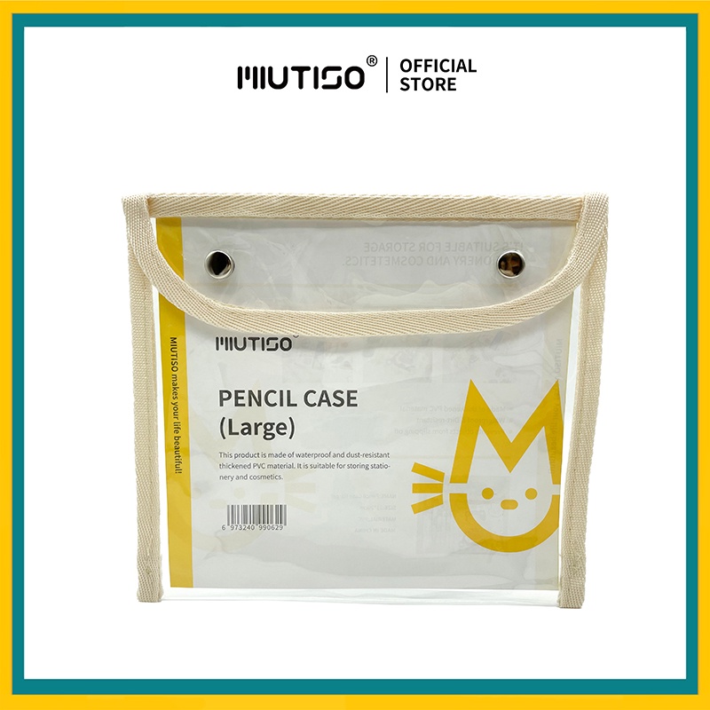Miutiso Transparent Pouch Clear Bag Toiletry Bag Pencil Case Stationery ...