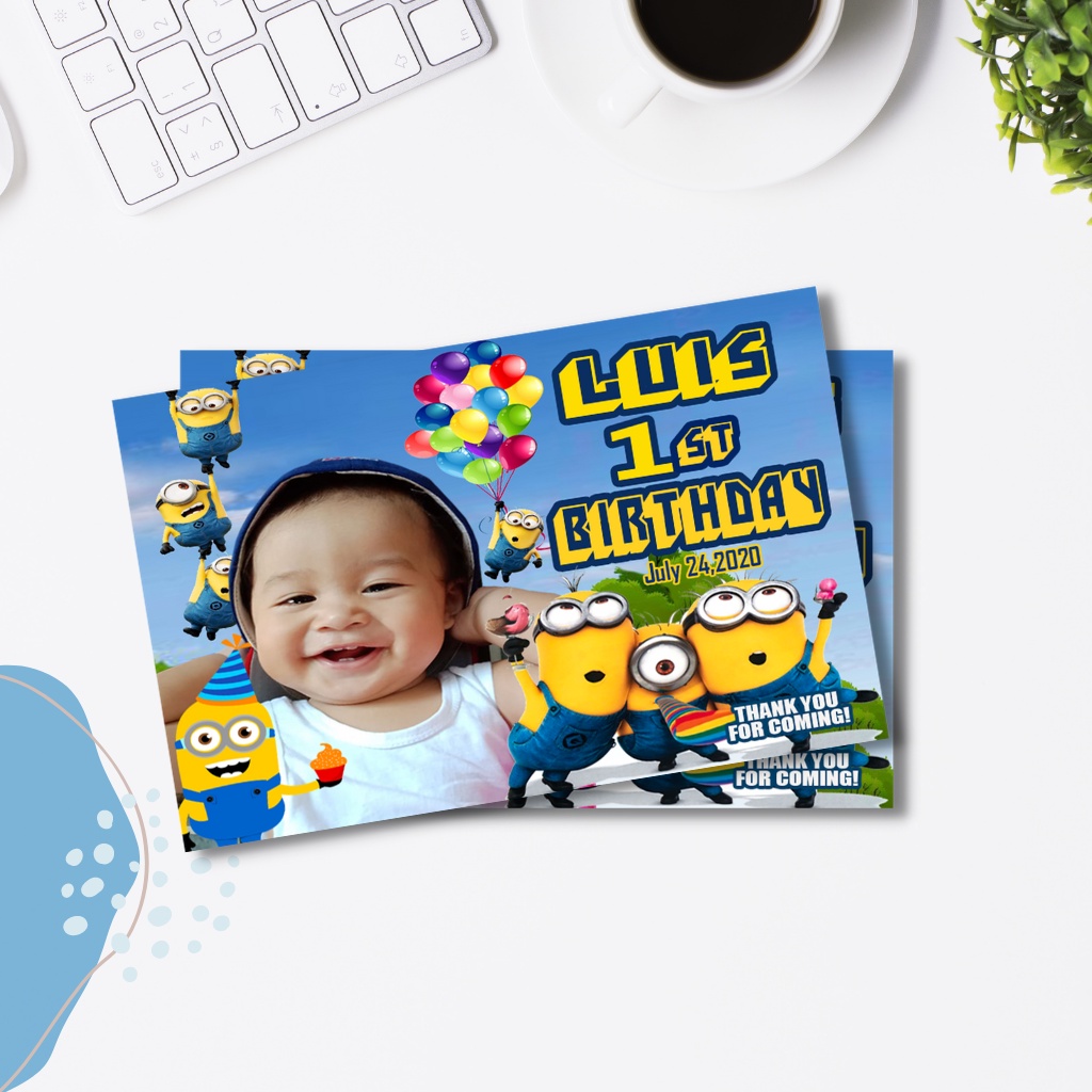 Birthday Ref Magnet for boy COCOMELON,MINIONS,BASKETBALL,BATMAN,MOBILE ...