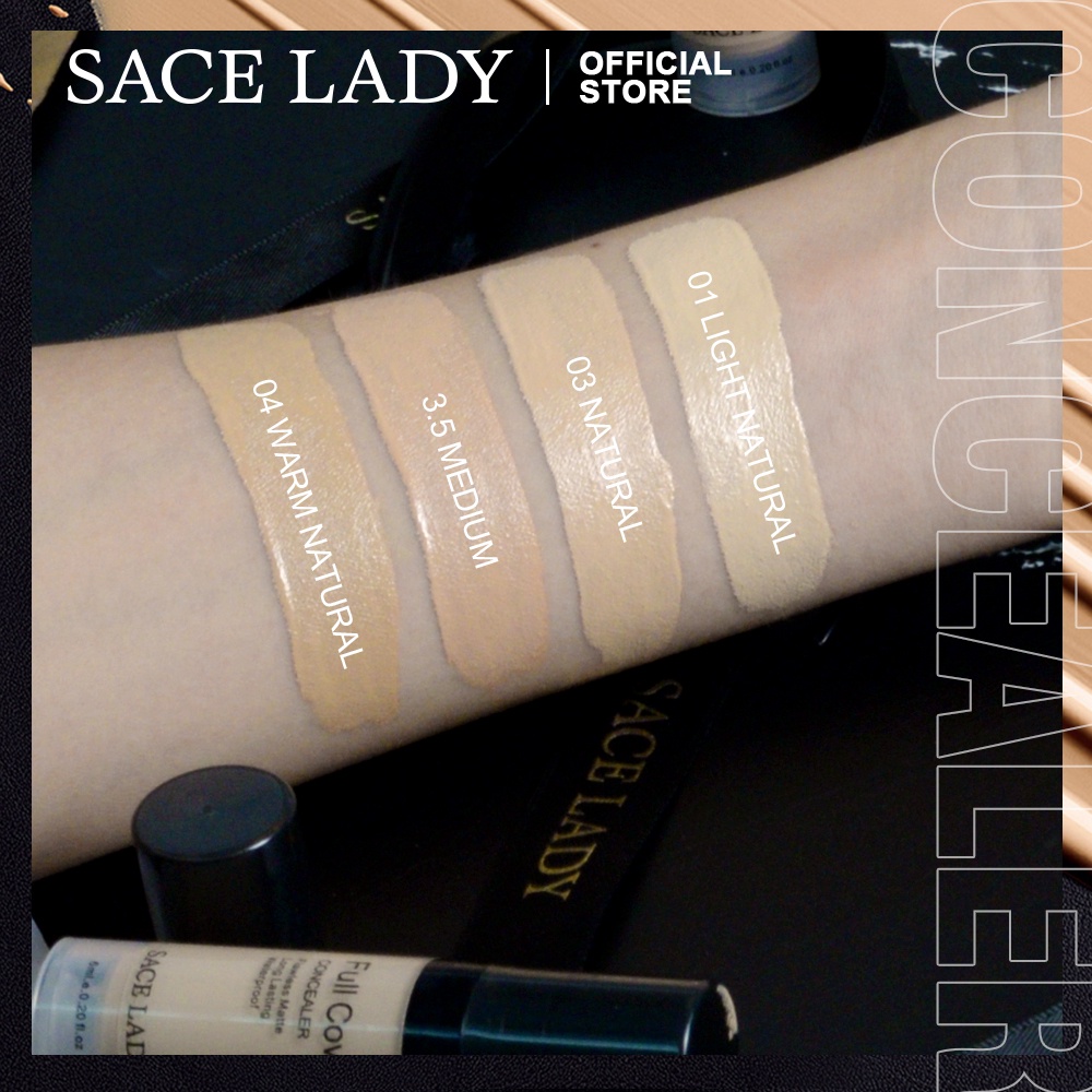 SACE LADY Full Cover Liquid Concealer Waterproof Matte Face Corrector ...
