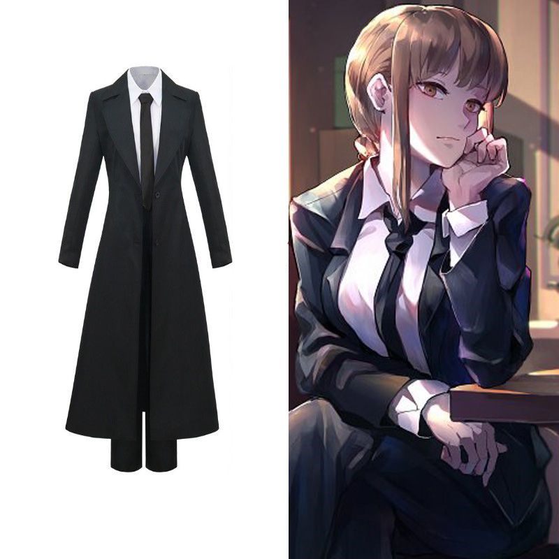 RolePlay Chainsaw Man Makima Cosplay Costume Halloween Party Suit Shirt ...