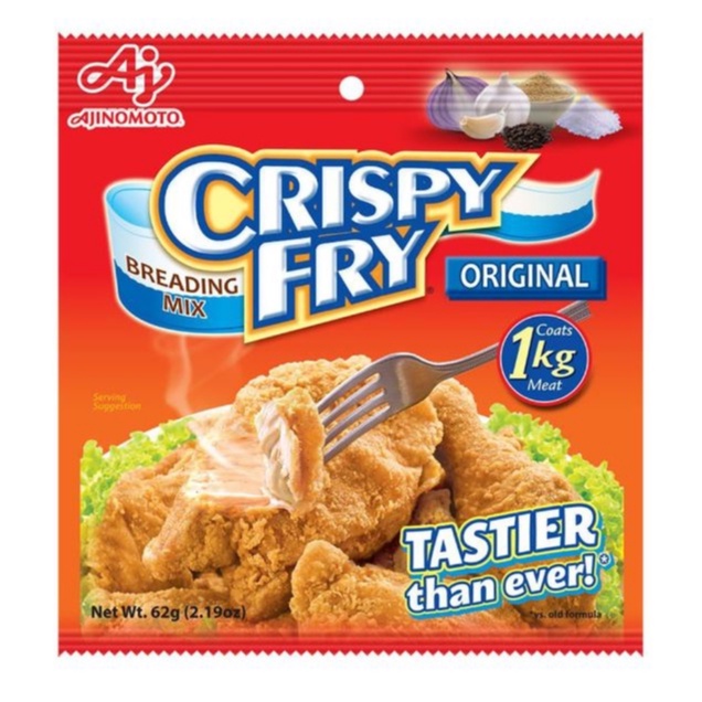 Ajinomoto Crispy Fry Original 62g | Shopee Philippines