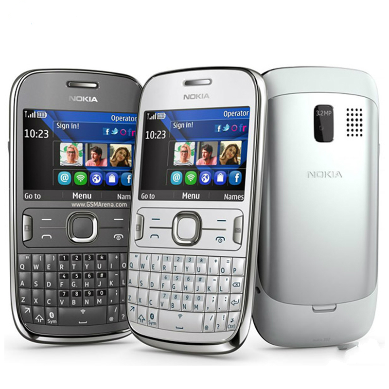 COD Unlocked Nokia ASHA 3020 302 3G network GSM WIFI Bluetooth JAVA 3 ...