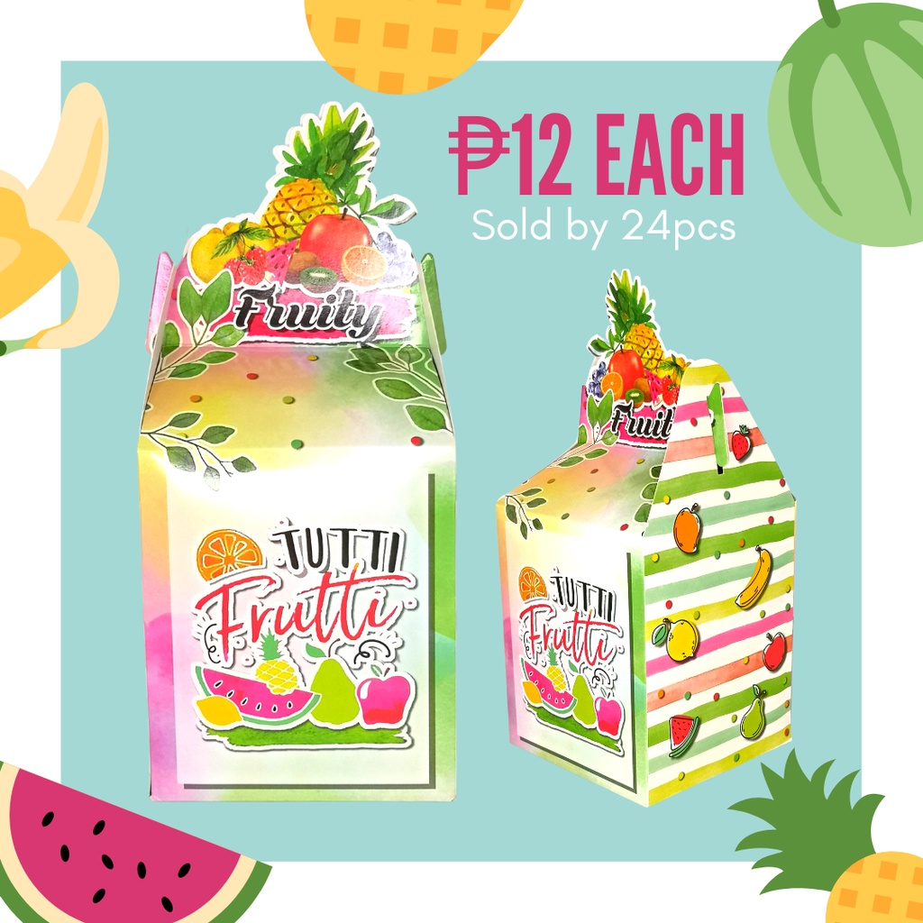 FP1404 (24PCS) Tutti Fruity Fruitti Party Fruits Summer Pineapple Loot ...