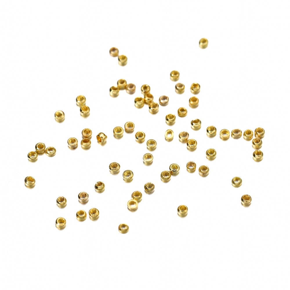 St.kunkka 100Pcs Stopper Spacer Beads Crimp End Beads Positioning Bead ...