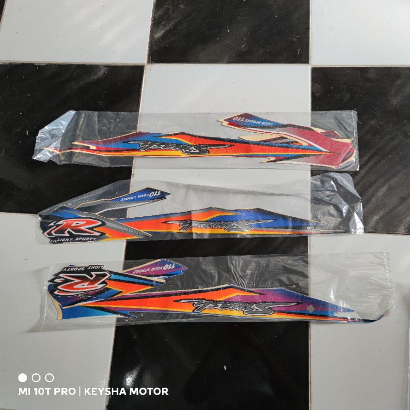 Suzuki SMASH 110 BODY STRIPING STICKER | Shopee Philippines