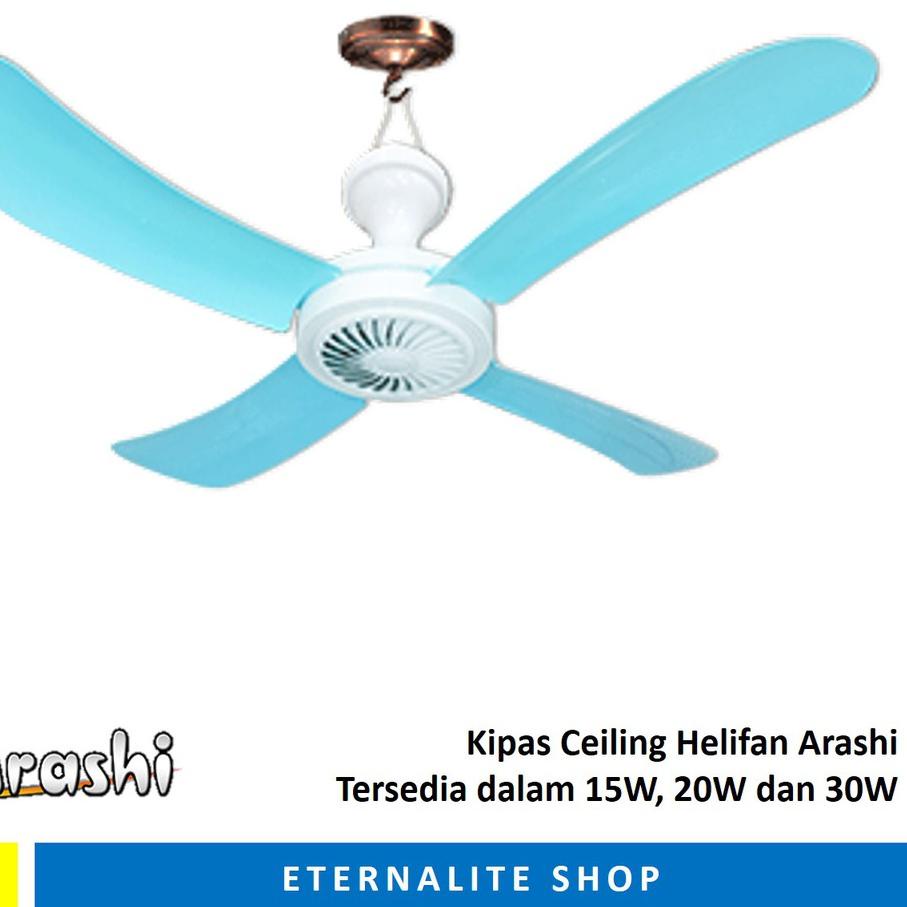 Ceiling Fan Heli Fan Hanging Fan Arashi Helifan 20W 30W | Shopee ...