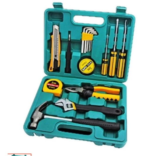 16 Pcs Hardware Tool Set Kit Tool Box | Set Of Multi-Function Tool Set With Carry Box (16 Pcs ...