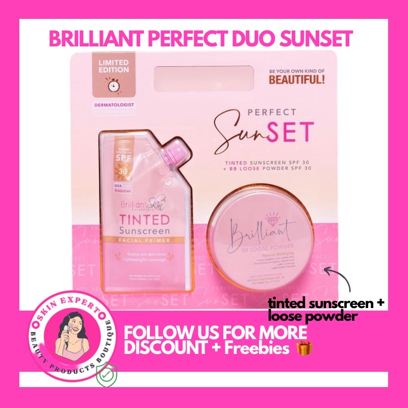 BRILLIANT Perfect SUNSET DUO | Shopee Philippines