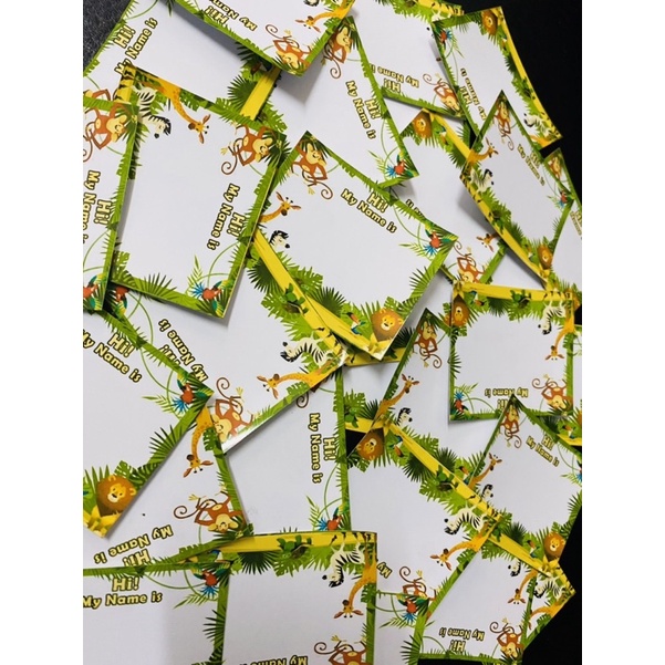 Name Tag Stickers for Birthday Party | Shopee Philippines
