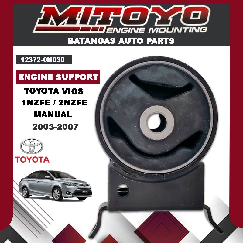 ENGINE SUPPORT (LEFT) TOYOTA VIOS 1NZFE/2NZFE MANUAL TRANSMISSION 2003 ...