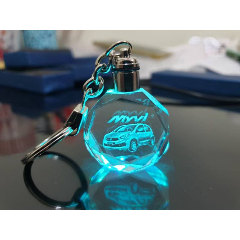 3D Perodua Car led Keychain ARUZ MYVI | Shopee Philippines