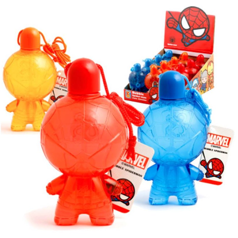 THETOY Marvel Avengers Spider-Man Bubble Blowing Toys Real Copyright 3 ...