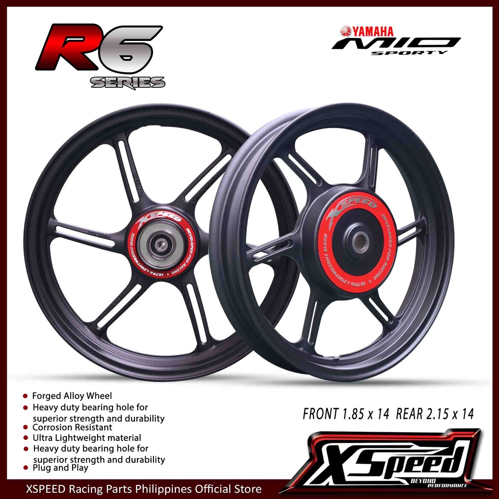 XSPEED Mags R6 for Mio 115 / Sporty / Soul 115 Ultra Lightweight Mags 6 ...