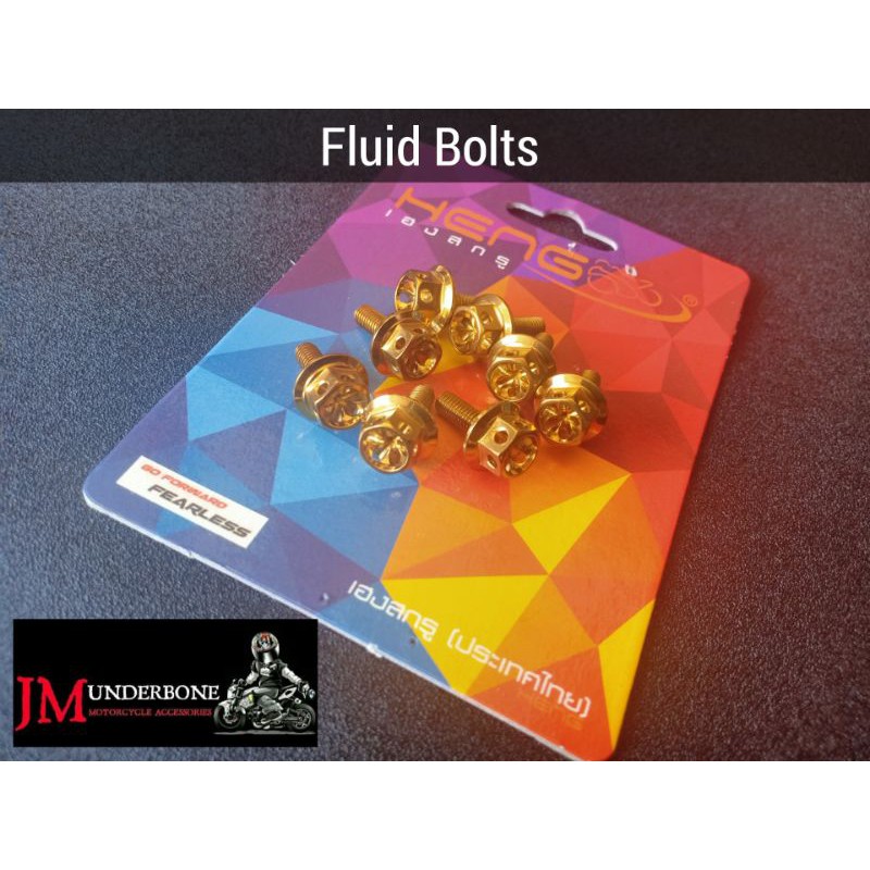 Heng Fluid Tank Cap Bolts Gold Universal | Shopee Philippines