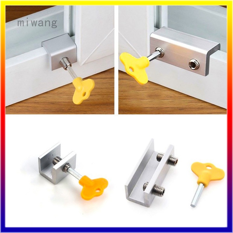 Sliding Window Locks Stop Aluminum Alloy Door Frame Security Safety ...