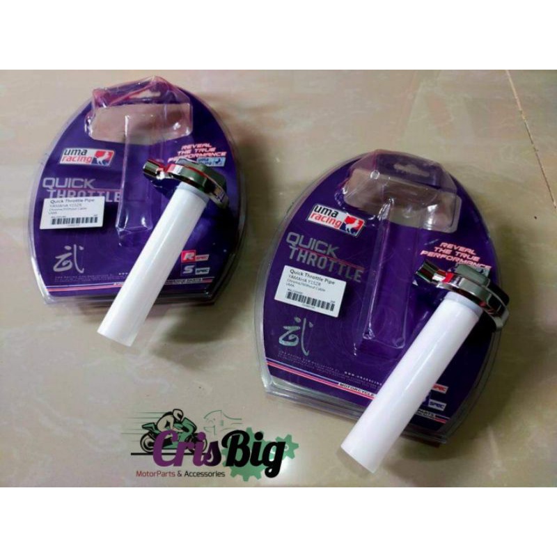 UMA RACING QUICK THROTTLE FOR FI( universal) chrome | Shopee Philippines