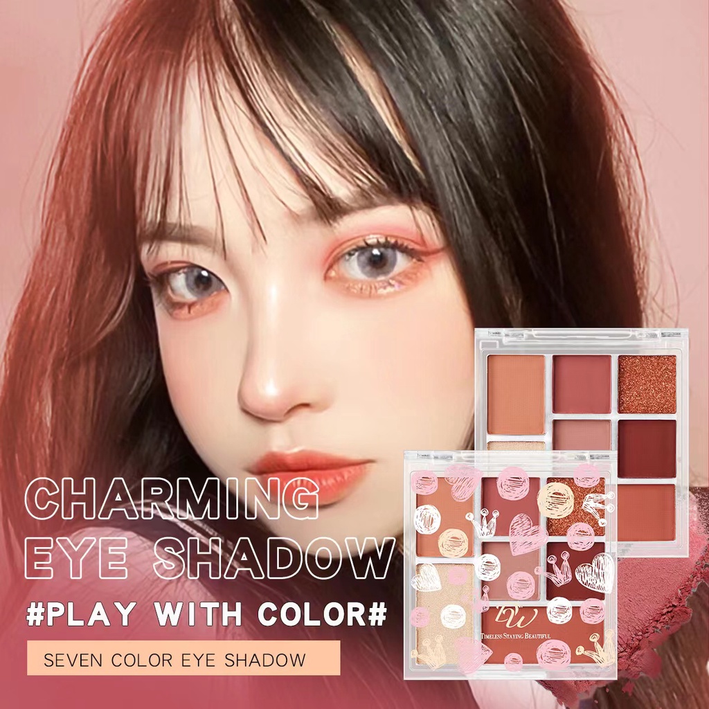 DW 7 Shades Eyeshadow Palette | Shopee Philippines