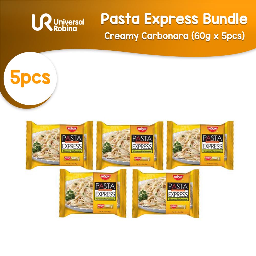 Pasta Express Creamy Carbonara (60G) 5 Packs | Shopee Philippines