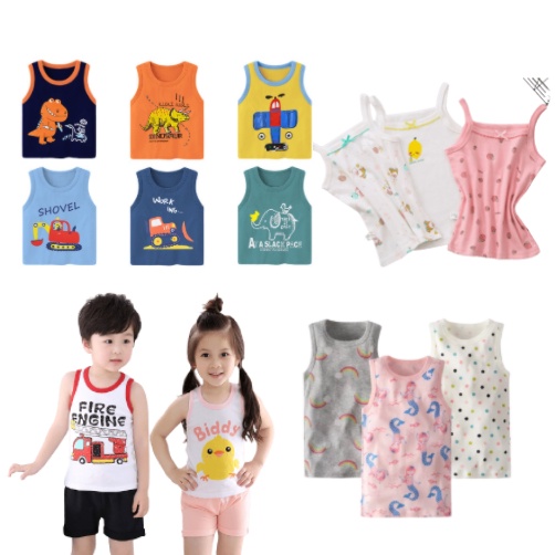 MnKC Baby Cotton Sando Kids Pajama Sando For Kids Boy Girl Tank Sando ...