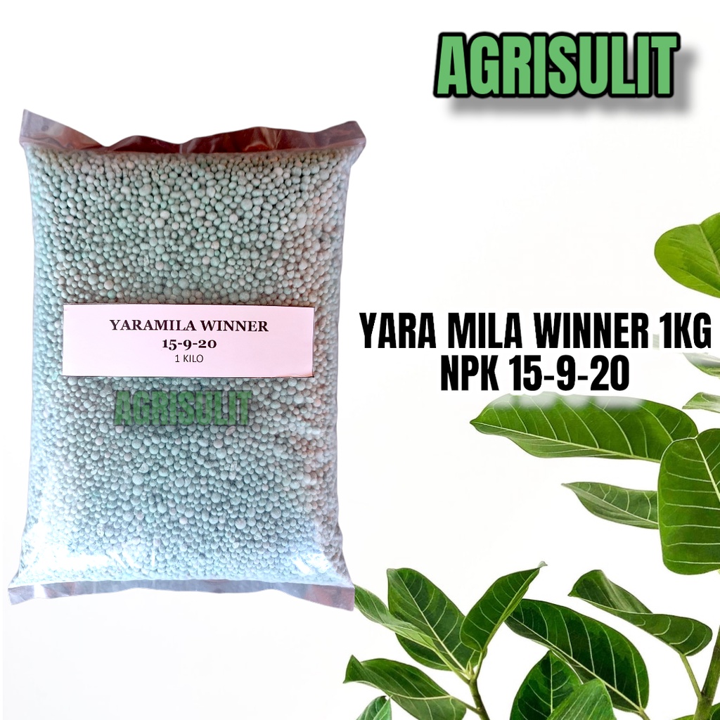 YARA MILA WINNER 1KG FERTILIZER NPK (15-9-20 +2MgO +4S +TE) | Shopee ...