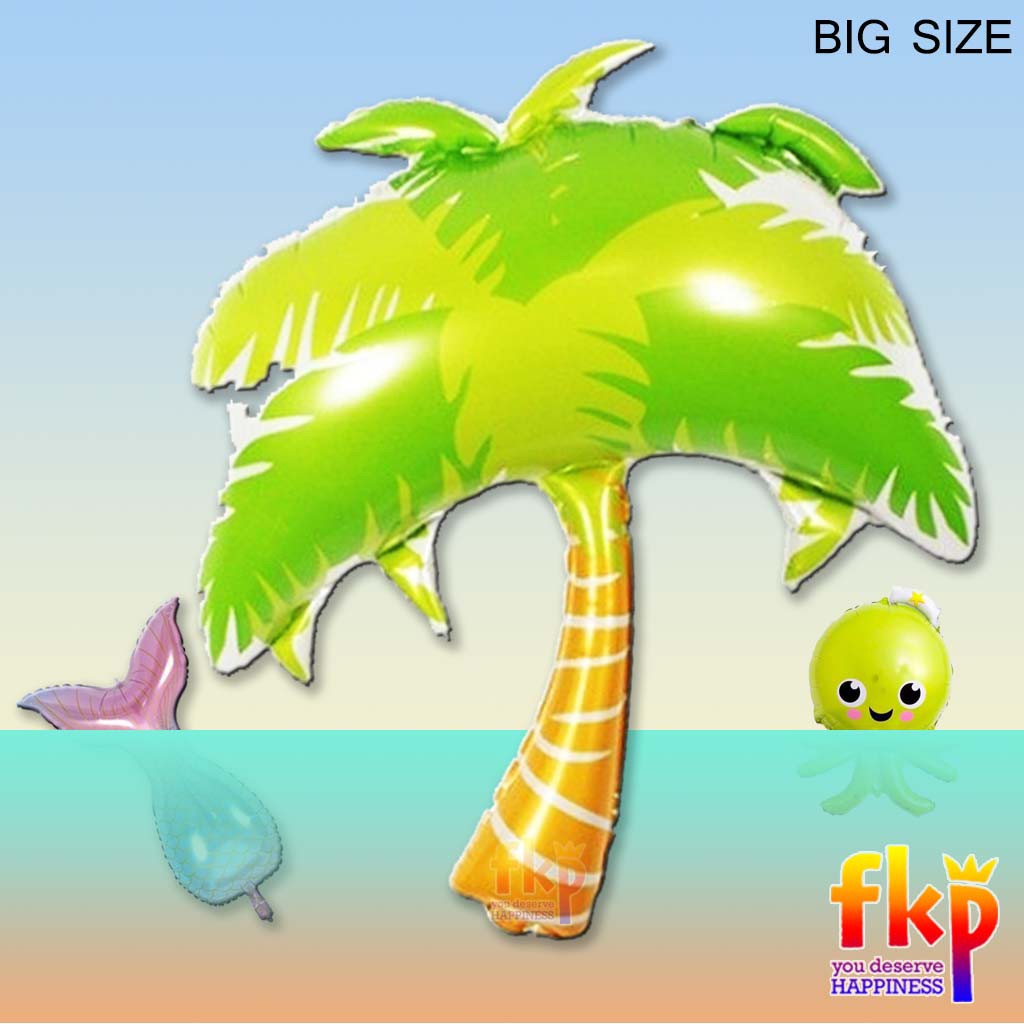 Fun KIDS PARTY - Jumbo Coconut Tree Balloons / Coconut Tree Foil ...