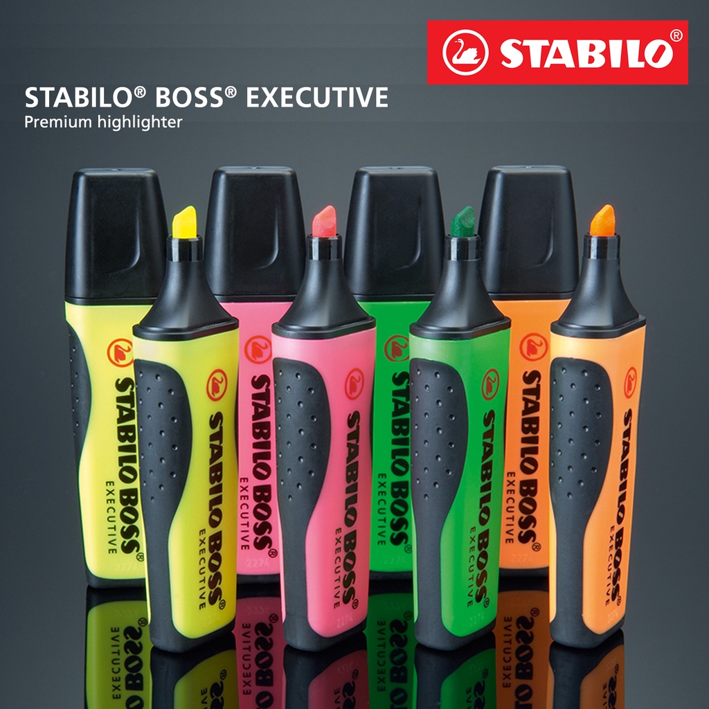 STABILO BOSS Executive Premium Highlighter Pen Marker Set School Office ...
