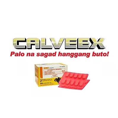 CALVEEX TAB (Calcium Lactate+ Vitamins A, D3,E) 100 TABS/BOX FOR ...