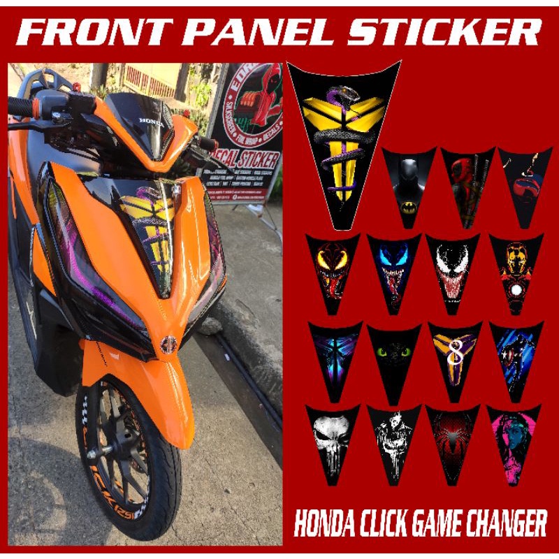 HONDA CLICK V2 FRONT PANEL COVER STICKER | Shopee Philippines
