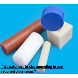 Nylon ROD Dia 8mm - 15mm by 1meter length (Ivory, Black, Blue) | Shopee ...