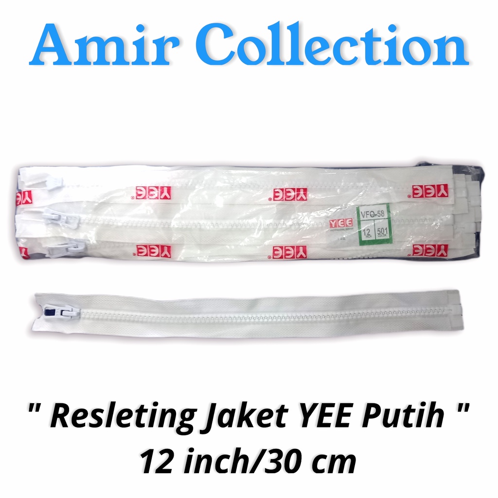 PUTIH [Dozen] Yee White Jacket Zipper | Shopee Philippines