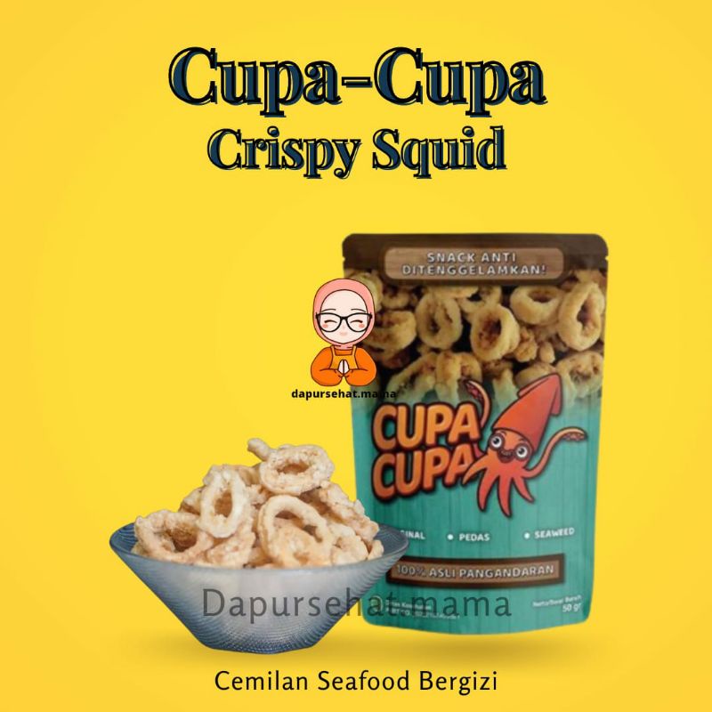 Cupa Cupa Crispy Squid Snack-Nutritious Snack Seafood Squid Kriuk ...