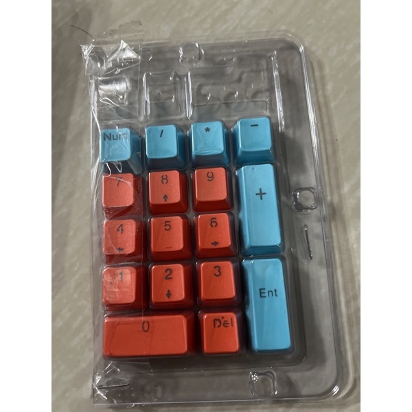 PBT Numpad Keycaps Backlit Shine-Through for Mechanical Keyboard only ...