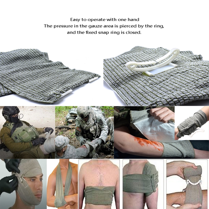 elastic Israeli wrap Compress army trauma dressing battle combat ...
