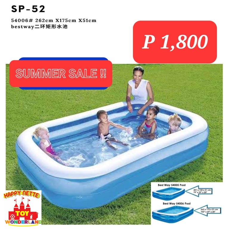 BESTWAY 2 LAYER BIG SWIMMING POOL | Shopee Philippines