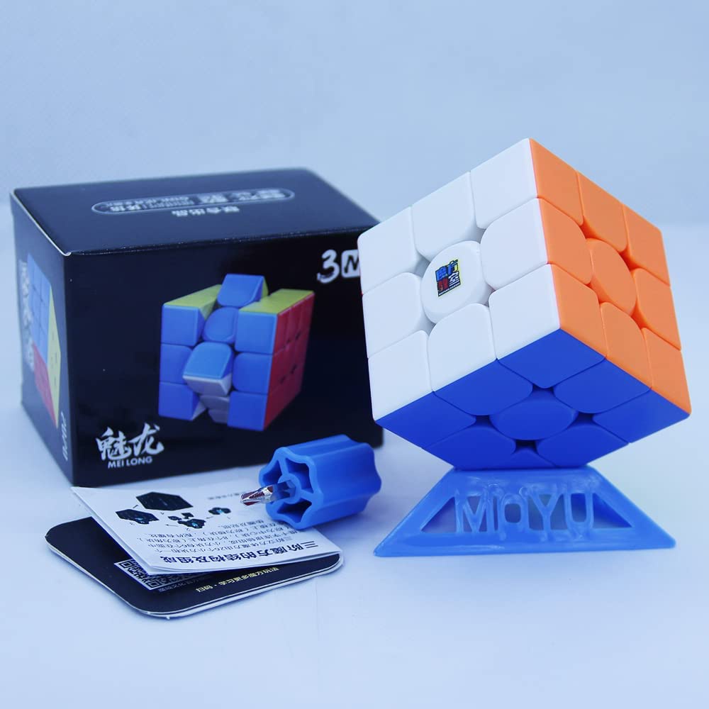 Moyu Meilong Rubiks Cube 3x3 3M Stickerless Speed Magic Cube 3x3x3 M ...