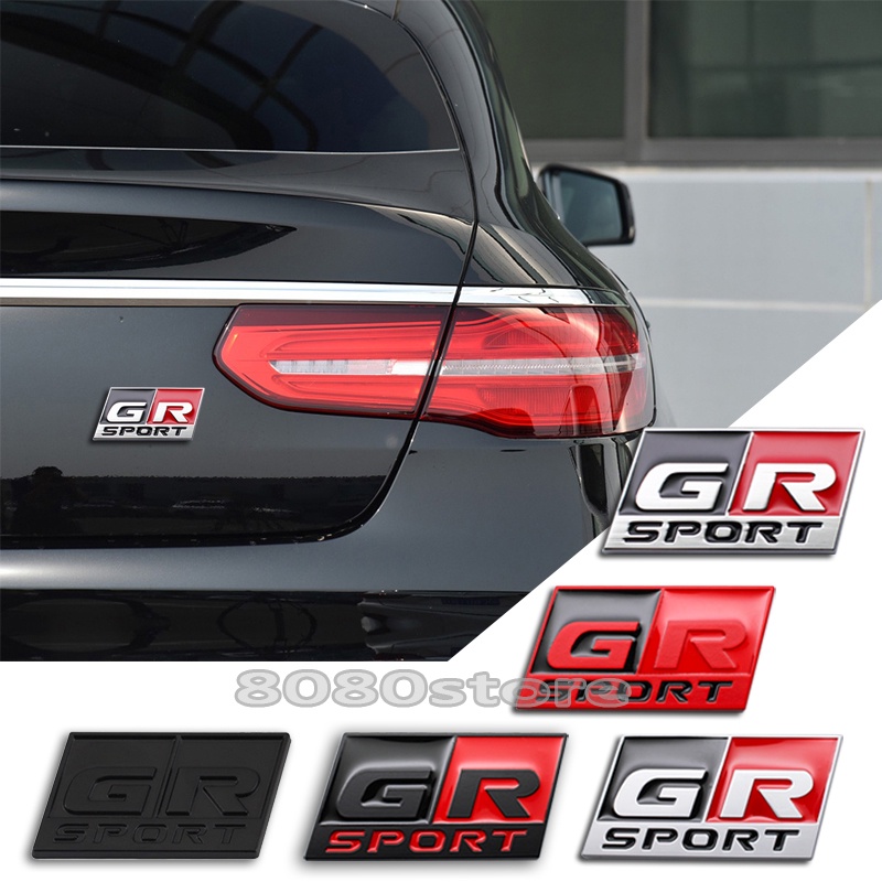3D Modified GR Sport GRMN Sport Car Body Emblem Sticker Auto Trunk Side ...