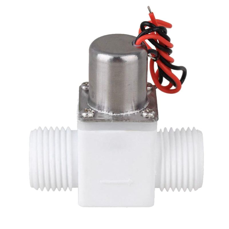 Nevada ʚ ɞ DC3V 6.8Ω Solenoid Valve 2-Port Plastic Water Inlet Flow ...